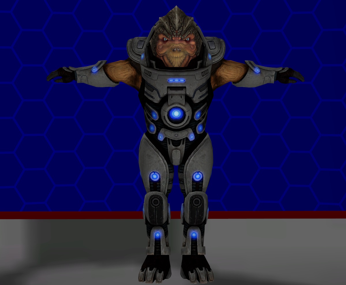 Model DL: Urdnot Grunt by WOLFBLADE111 on DeviantArt