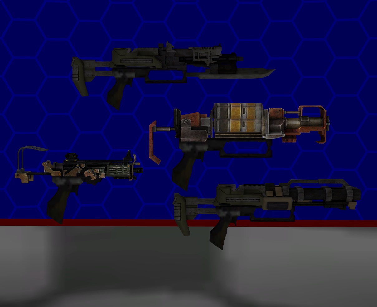Model DL: Uni Fanatic Weapons by WOLFBLADE111 on DeviantArt
