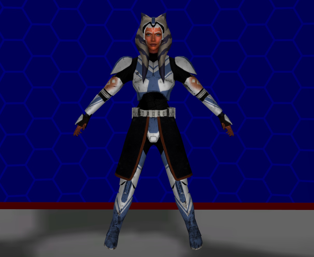 Model DL: Commander Tano by WOLFBLADE111 on DeviantArt