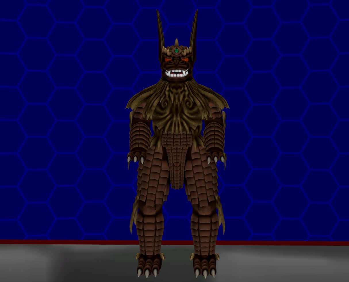 Model DL: King Caesar by WOLFBLADE111 on DeviantArt