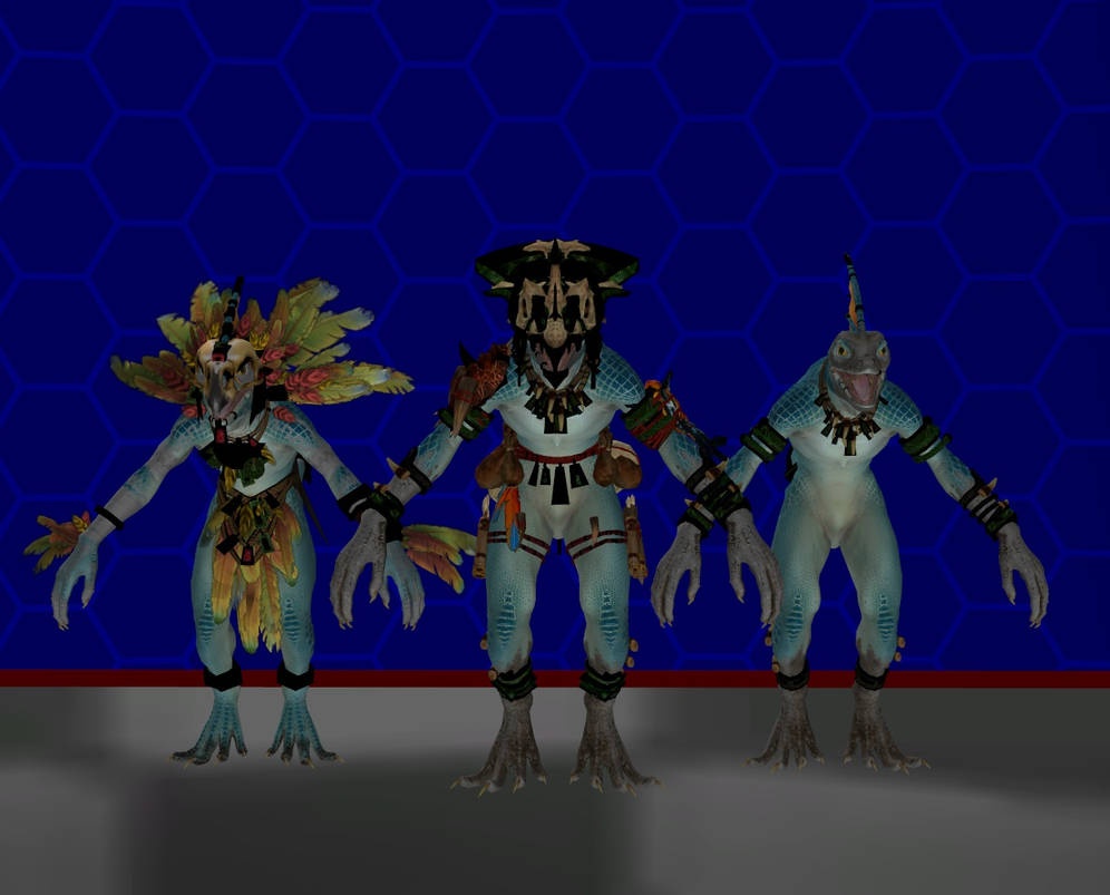 Model DL: Warhammer Fantasy Skink Pack by WOLFBLADE111 on DeviantArt