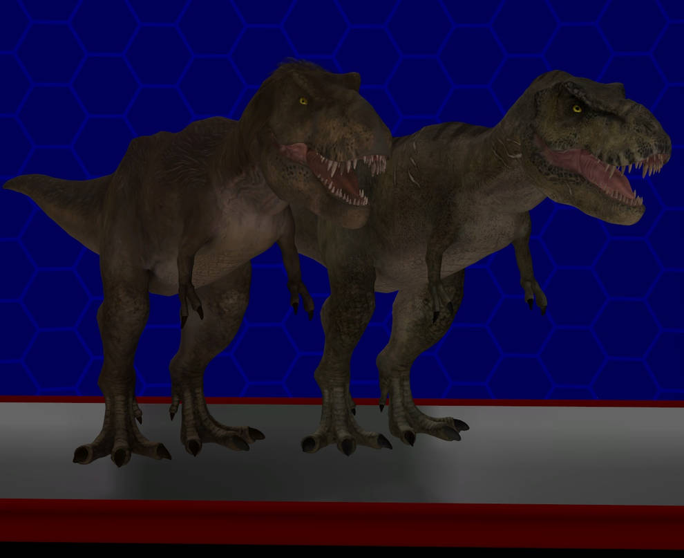 Model DL: Rexy Two Pack by WOLFBLADE111 on DeviantArt