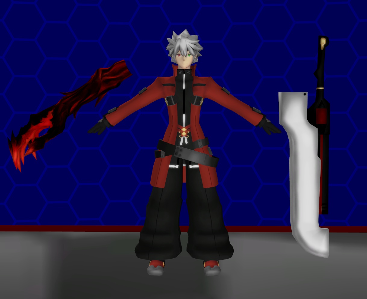 Model DL: Ragna The Bloodedge Pack. by WOLFBLADE111 on DeviantArt