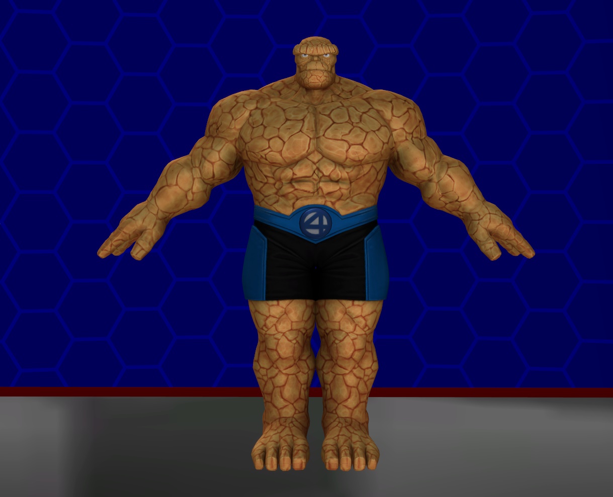 Model DL: Marvel UA3 The Thing by WOLFBLADE111 on DeviantArt