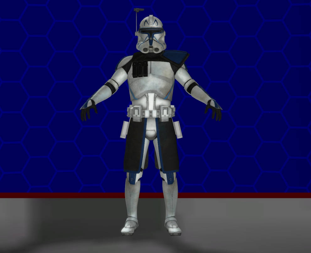 Model DL: Phase 2 Captain Rex by WOLFBLADE111 on DeviantArt