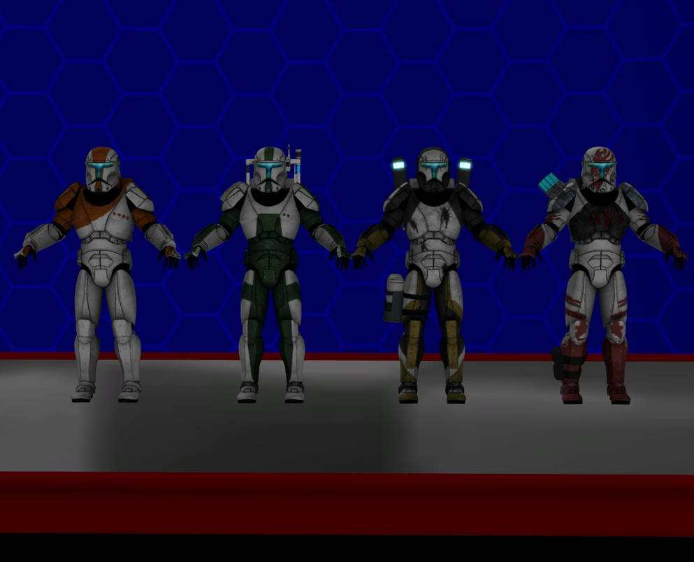 Model ReUpload: Delta Squad by WOLFBLADE111 on DeviantArt