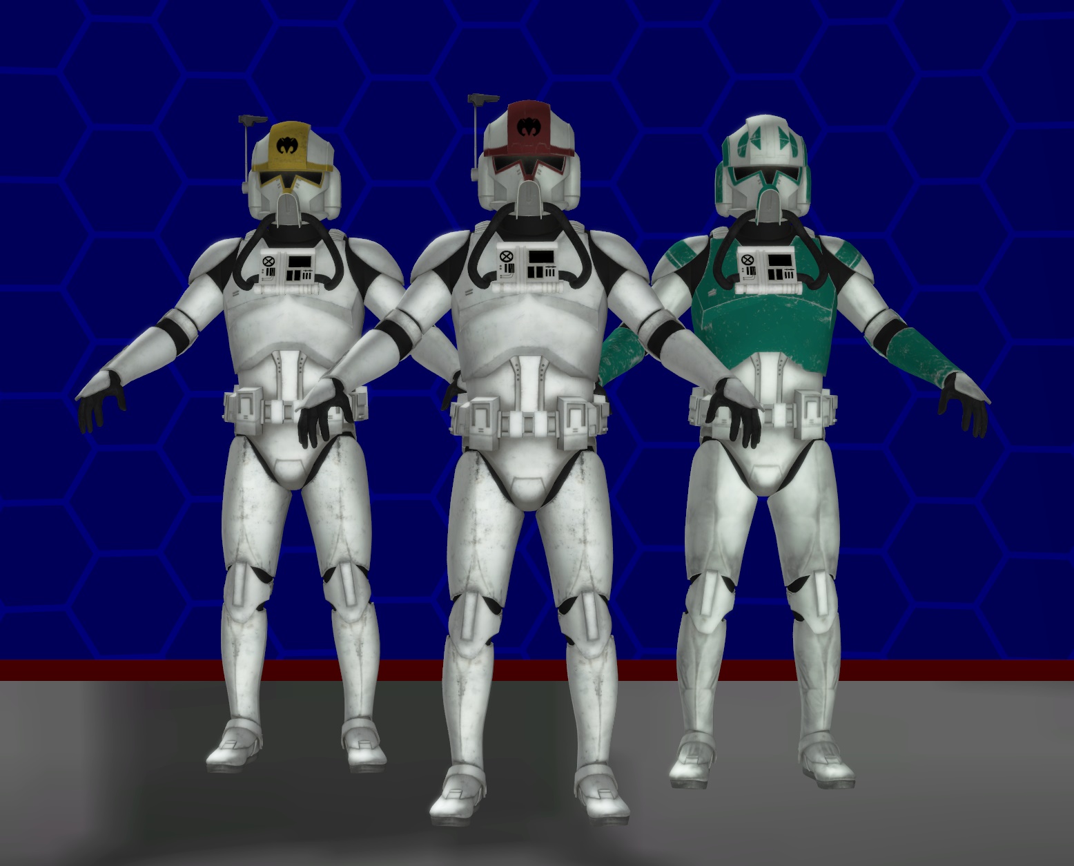 Model DL: Clone Arc Pilot Pack by WOLFBLADE111 on DeviantArt