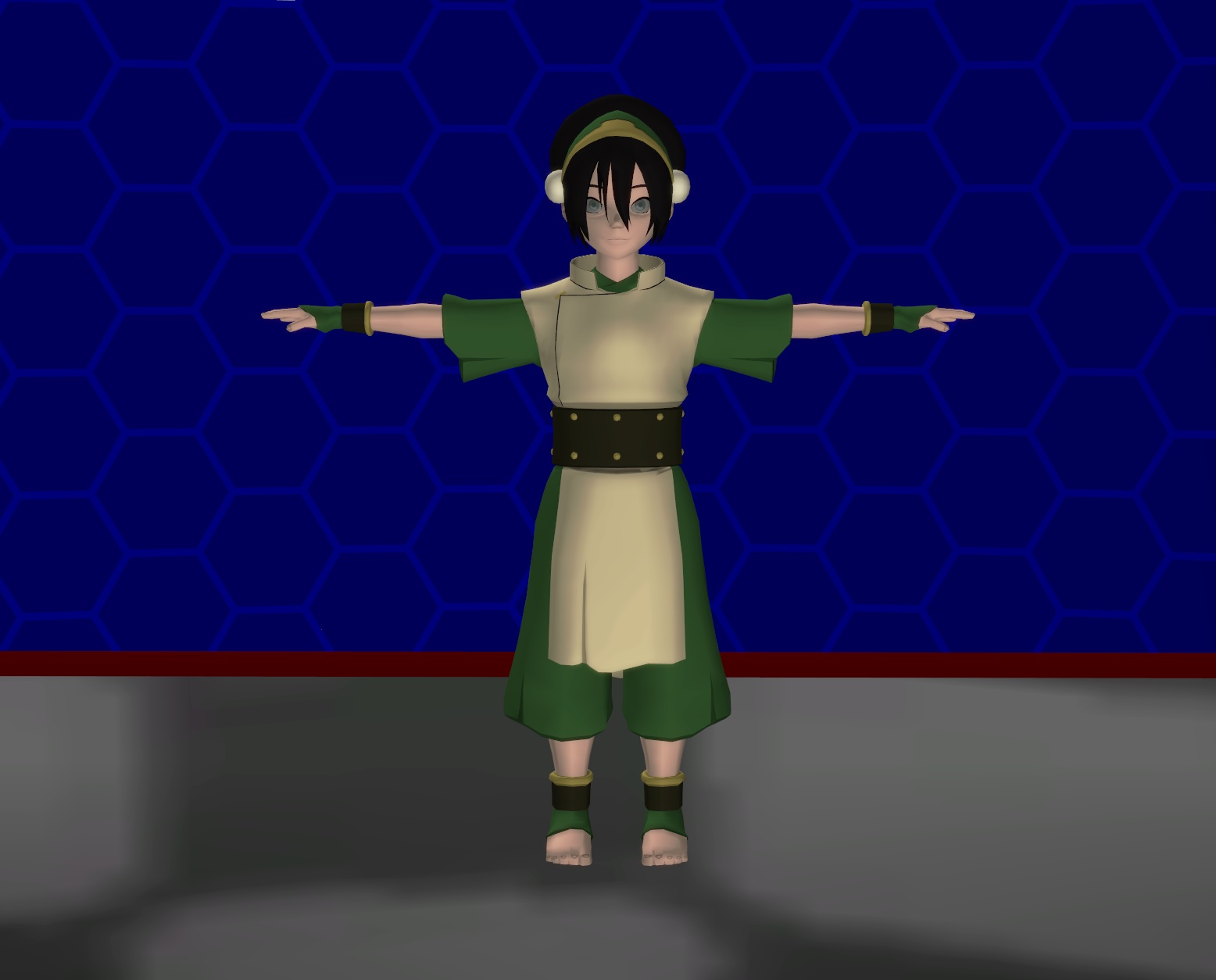 Model DL: Toph Bei Fong by WOLFBLADE111 on DeviantArt