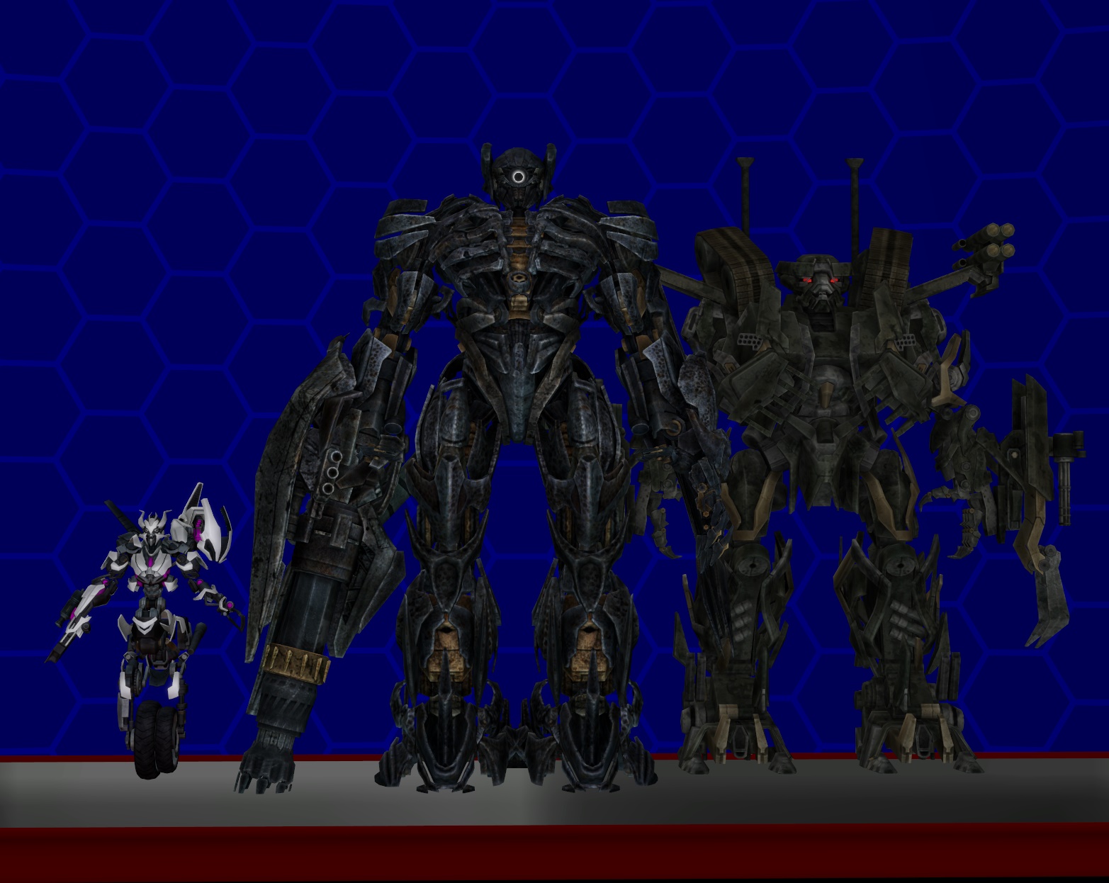 Model DL: Bayformers Decepticon Pack 1 by WOLFBLADE111 on DeviantArt
