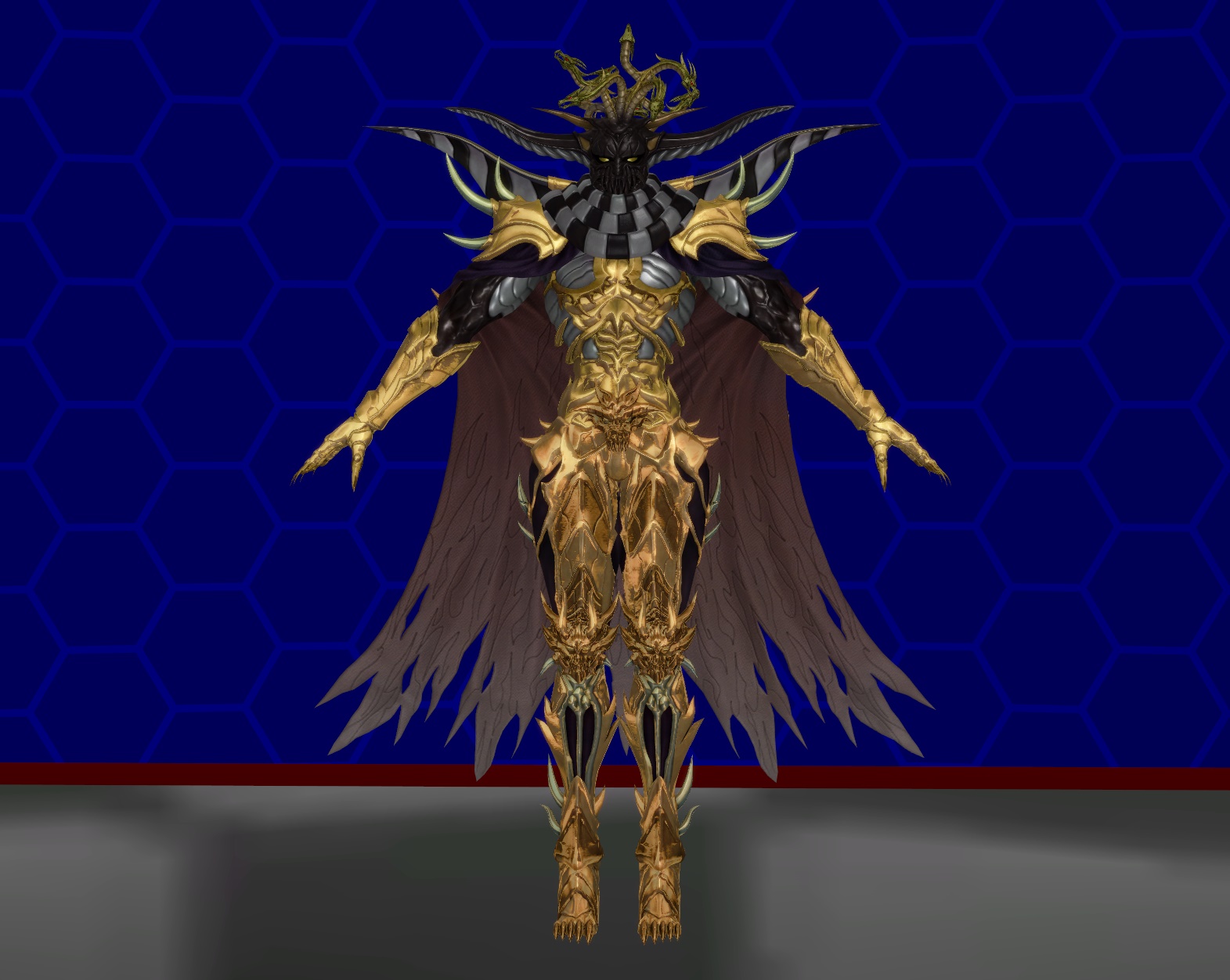 Model ReUp: Dissidia NT Emperor of Hell by WOLFBLADE111 on DeviantArt