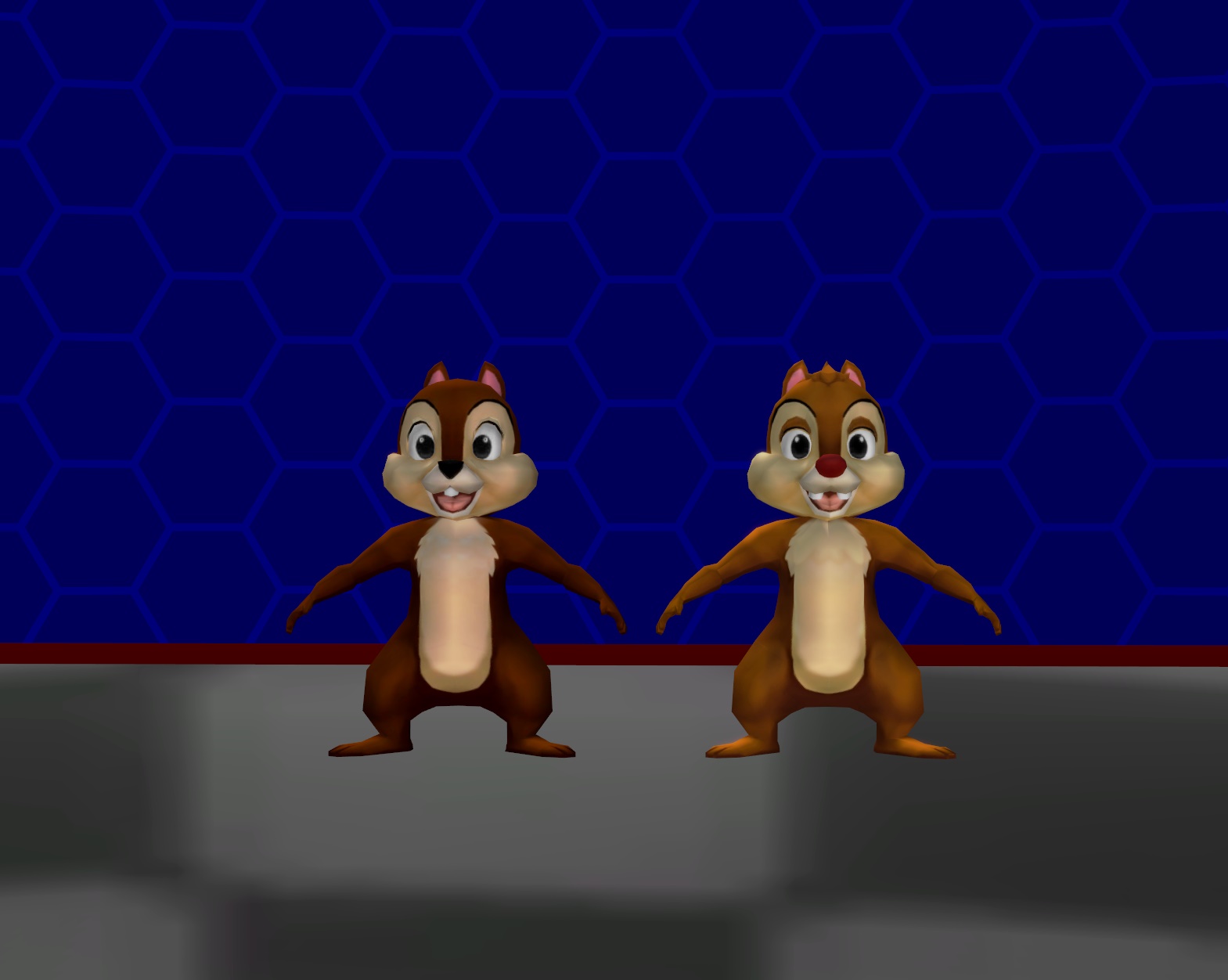 Model DL: Chip and Dale by WOLFBLADE111 on DeviantArt