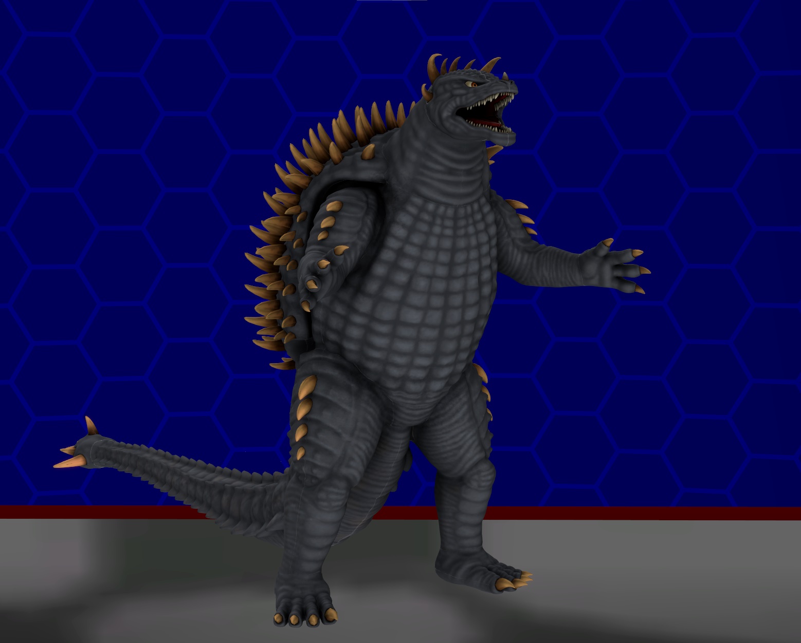 Model DL: Final Wars Anguirus by WOLFBLADE111 on DeviantArt