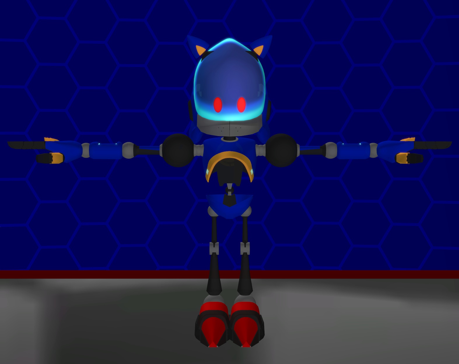 Model DL: Chaos Sonic by WOLFBLADE111 on DeviantArt