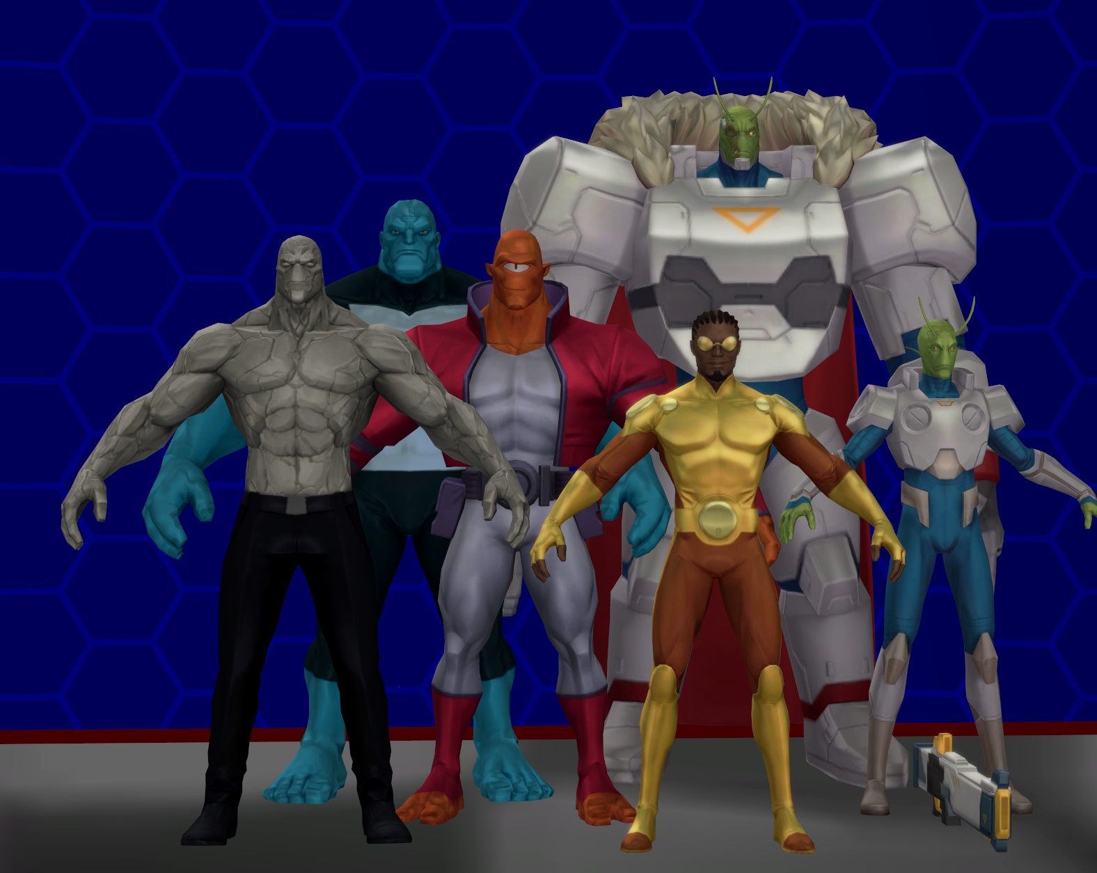 Model DL: Invincible Pack 1 by WOLFBLADE111 on DeviantArt