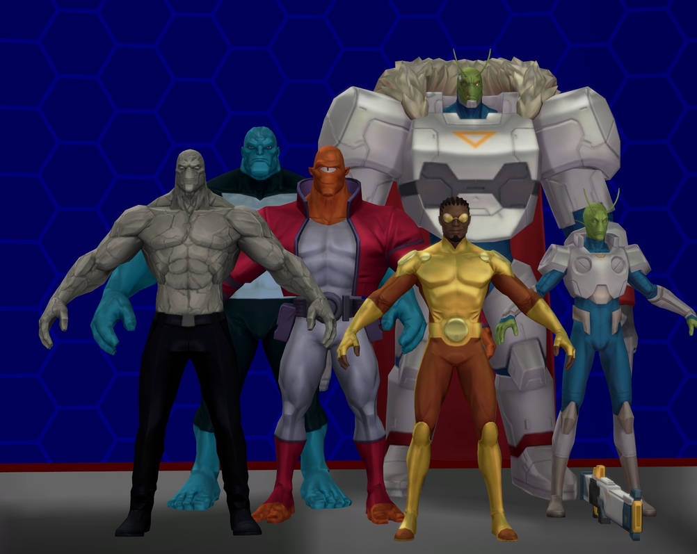 Model DL: Invincible Pack 1 by WOLFBLADE111 on DeviantArt