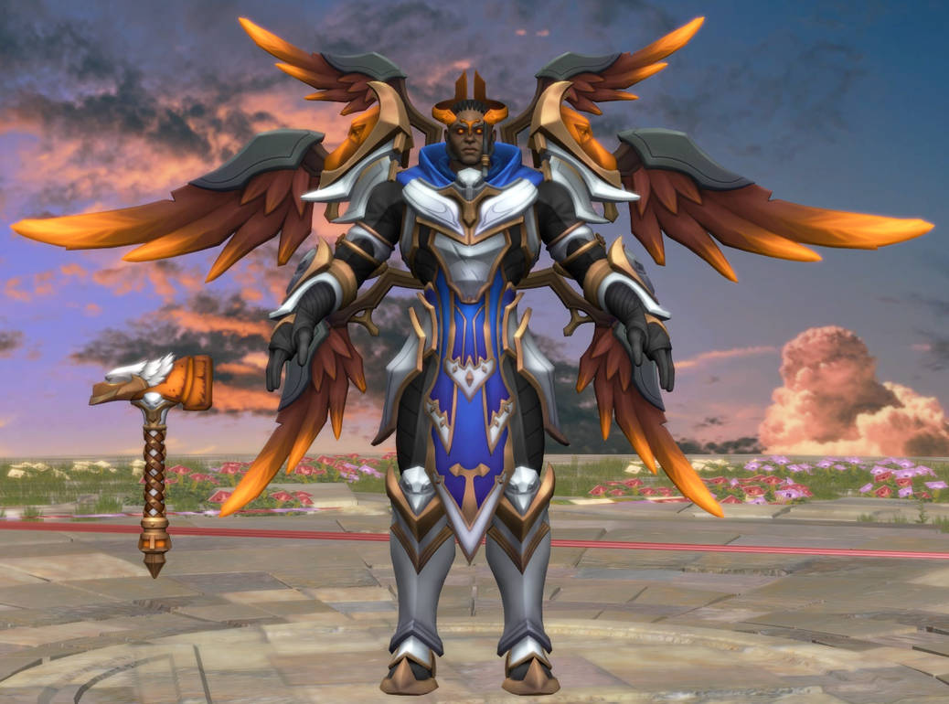 Model DL: Paladins Azaan by WOLFBLADE111 on DeviantArt