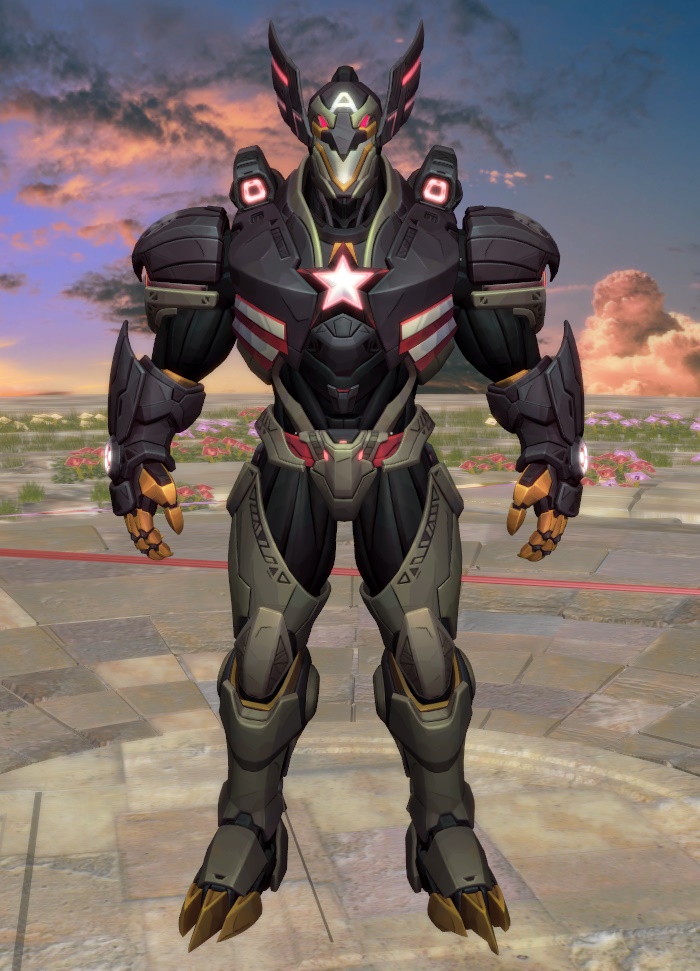 Model DL: MR Galactic Talon Captain America by WOLFBLADE111 on DeviantArt