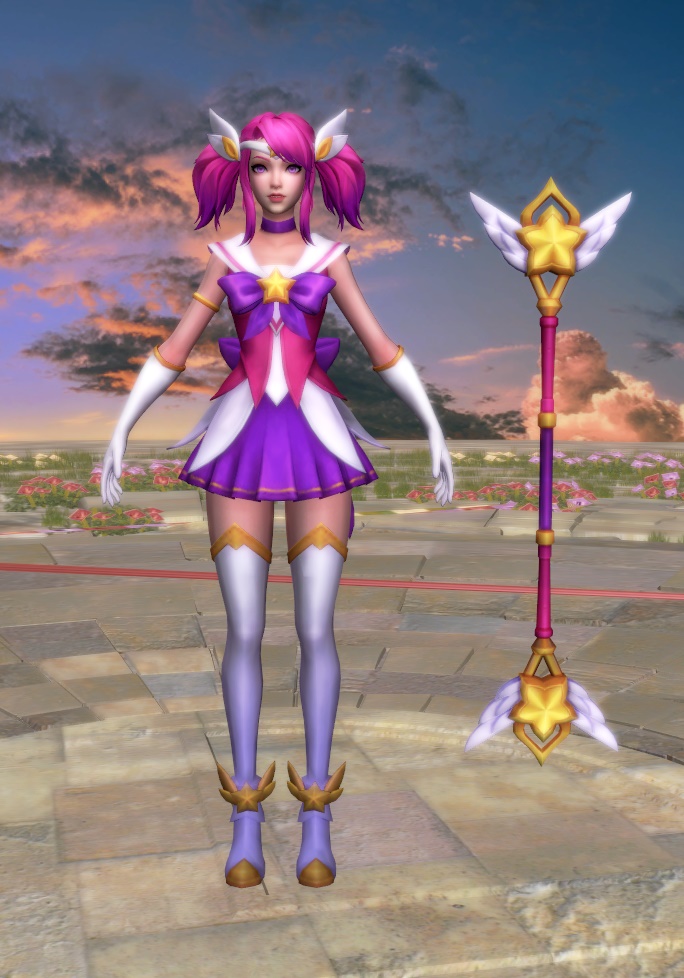 Model DL: Star Guardian Lux by WOLFBLADE111 on DeviantArt