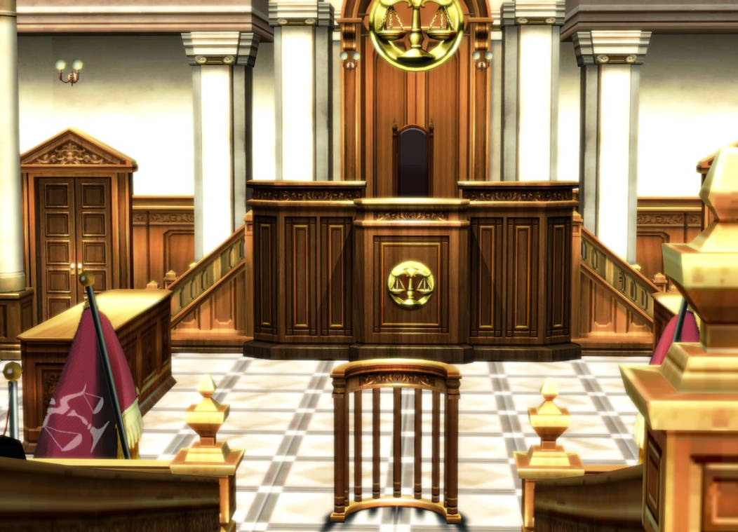 Model DL: Ace Attorney Courtroom by WOLFBLADE111 on DeviantArt
