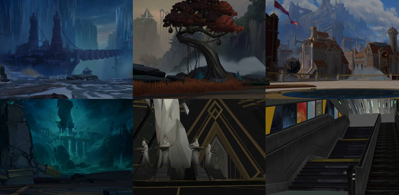 Model DL: LoL WR Stages Pack 2 by WOLFBLADE111 on DeviantArt