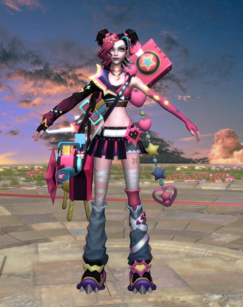Model DL: LoL WR Lovestruck Jinx by WOLFBLADE111 on DeviantArt