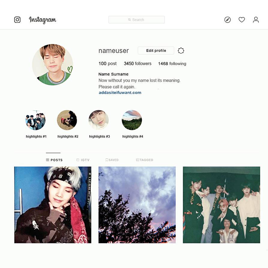 instagram template. by fadedresources on DeviantArt