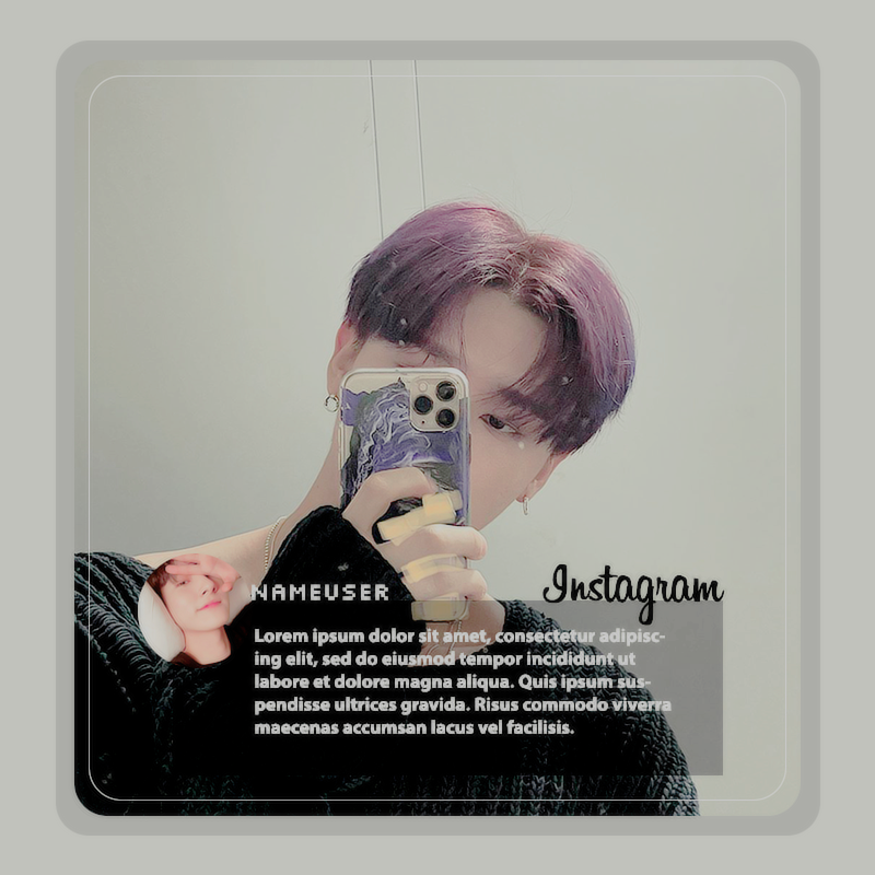 instagram post template 3. by fadedresources on DeviantArt