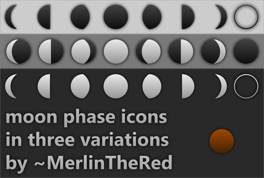 plain moon phase icons by MerlinTheRed on DeviantArt