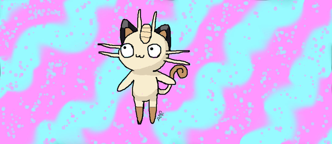 meowth in my art style by Annabanana555 on DeviantArt