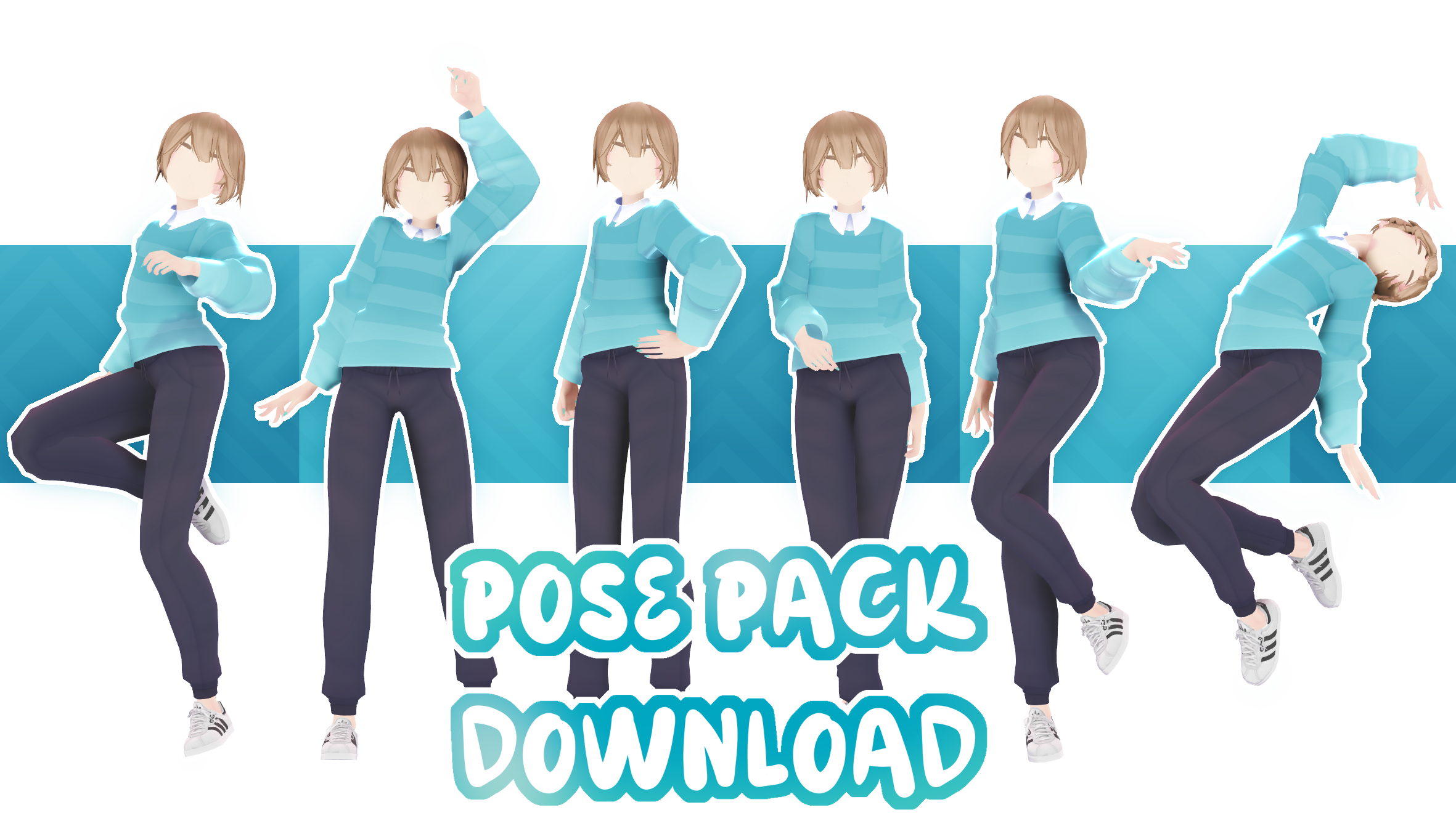 Pose Pack Download MMD + Update by Ifera9 on DeviantArt