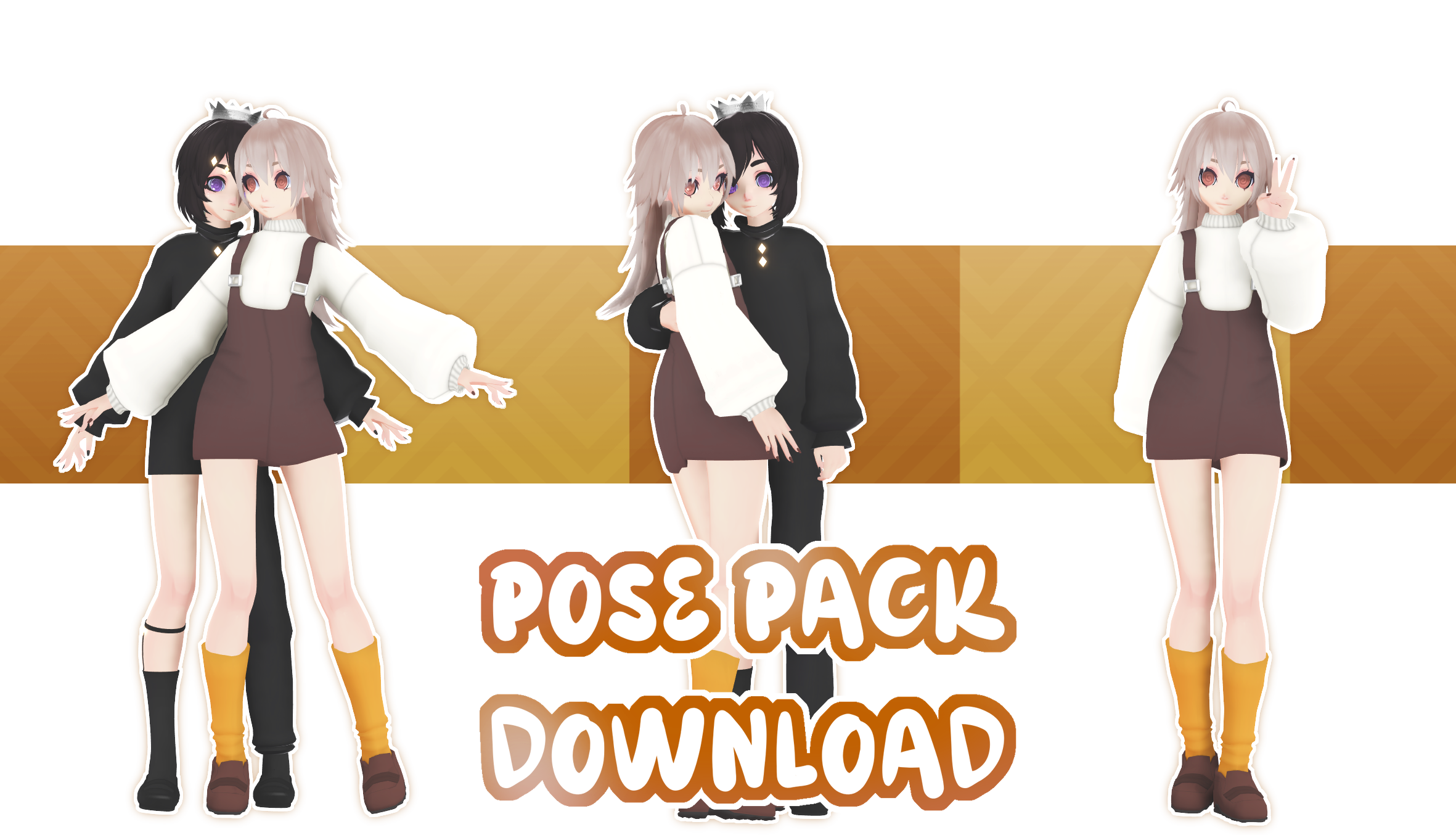 Pose Pack 3 Download MMD // 700 Watchers Gift by Ifera9 on DeviantArt