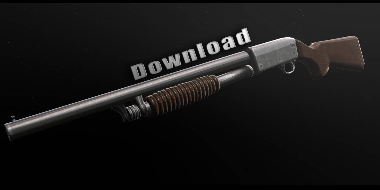 MMD - Pump-Action Shotgun Download by Mr-Mecha-Man on DeviantArt