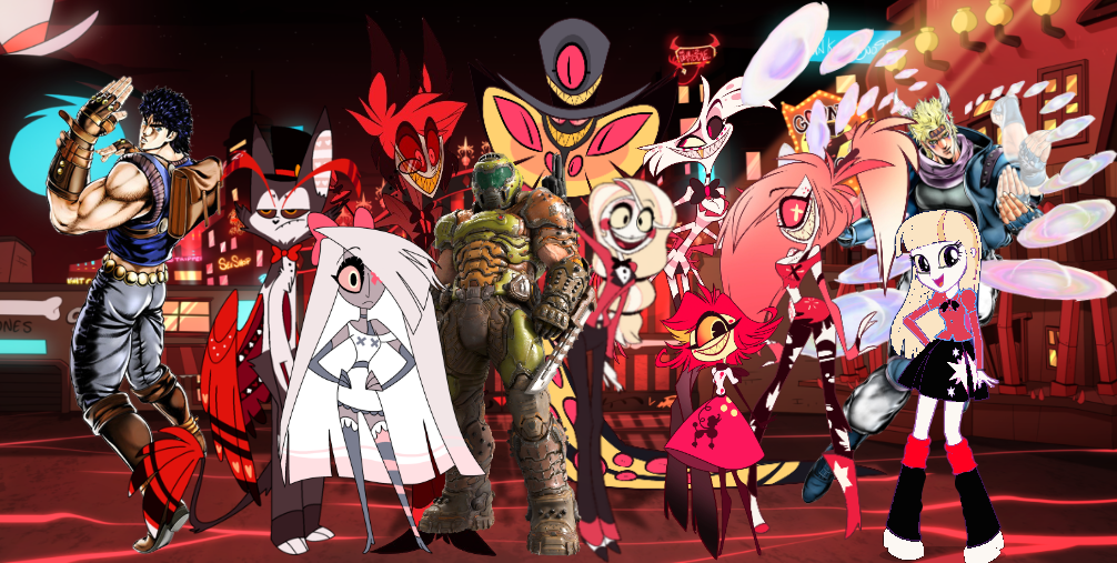 Hazbin Hotel group photo by CrazyChris622 on DeviantArt