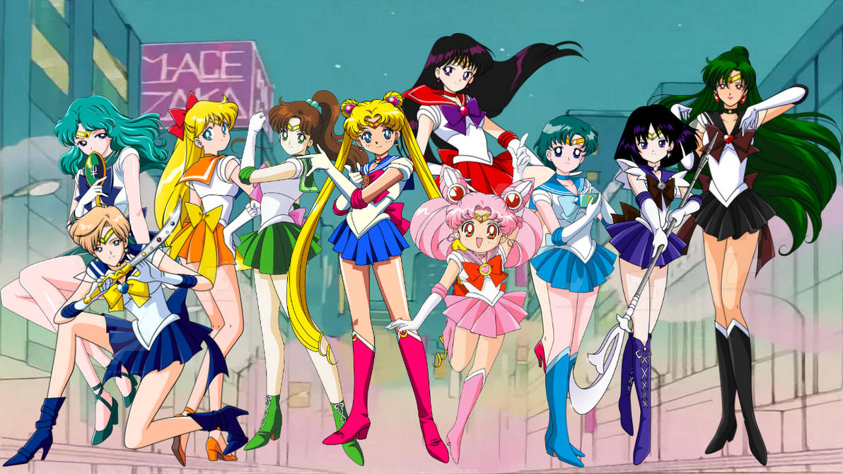 Sailor Scouts Group Photo By CrazyChris622 On DeviantArt