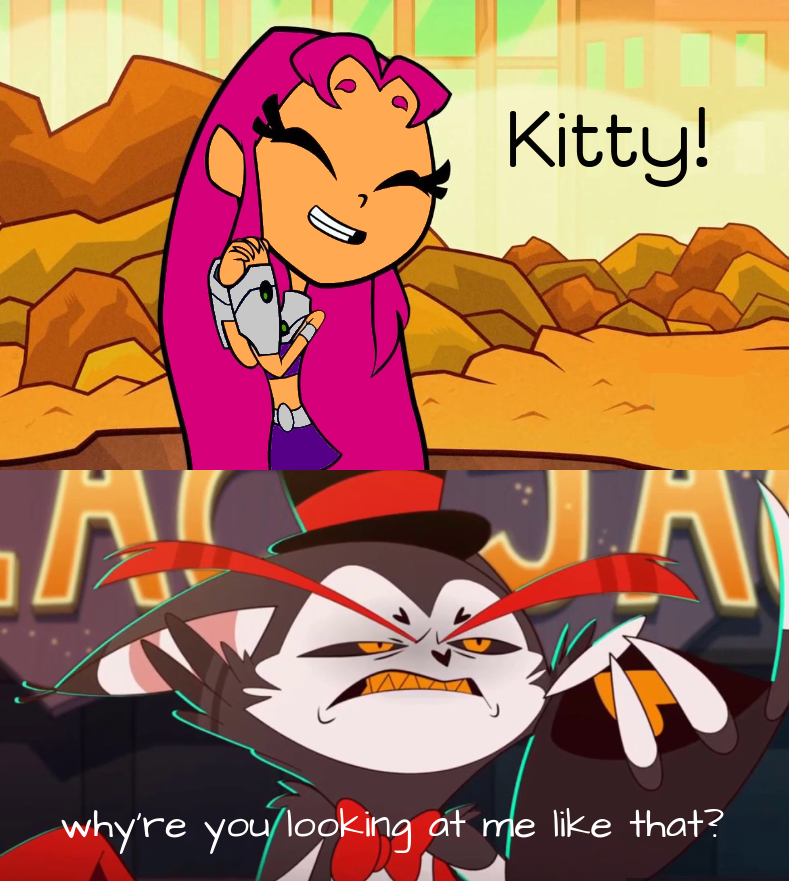 Starfire meets Husk by CrazyChris622 on DeviantArt