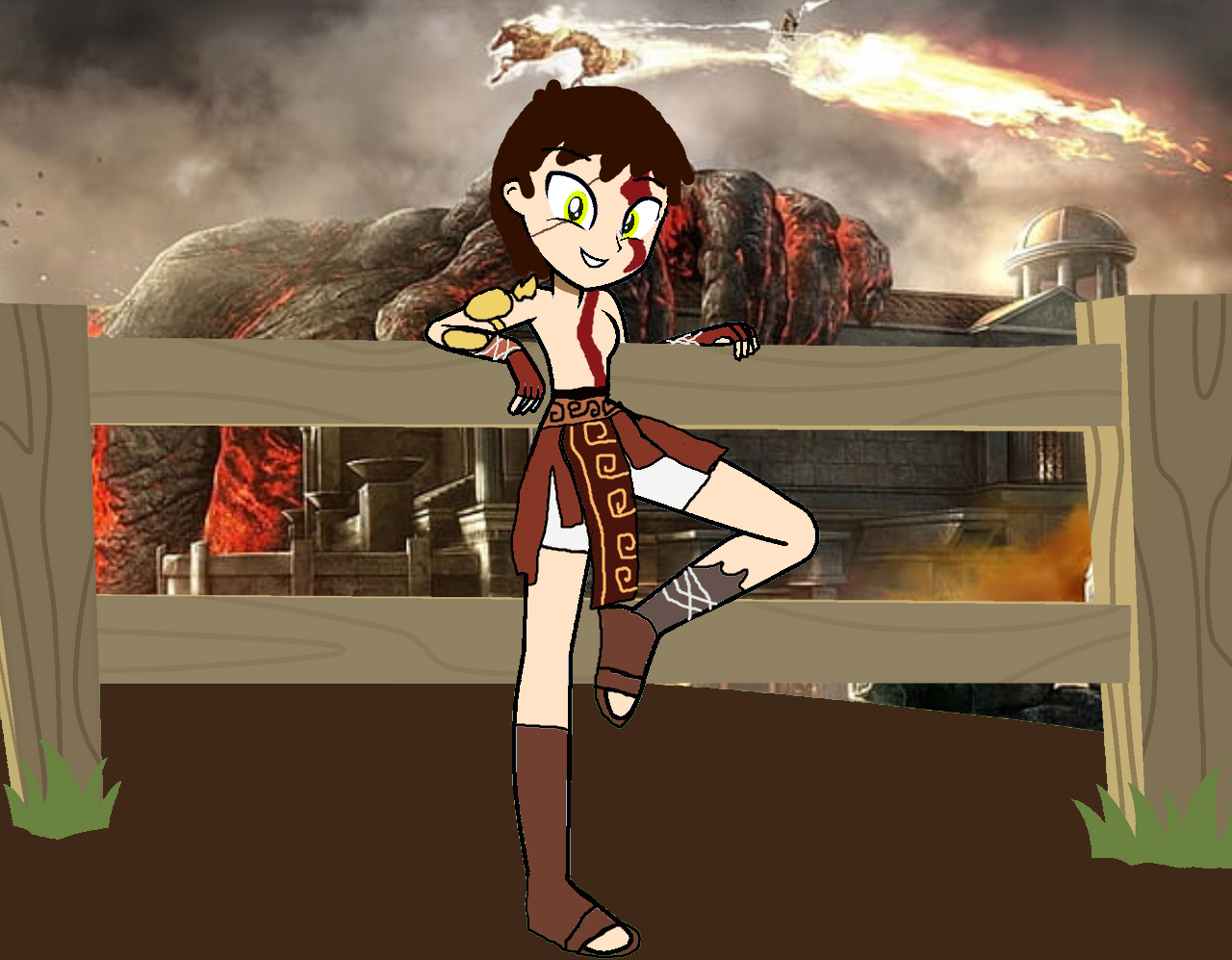 me as Kratos by CrazyChris622 on DeviantArt