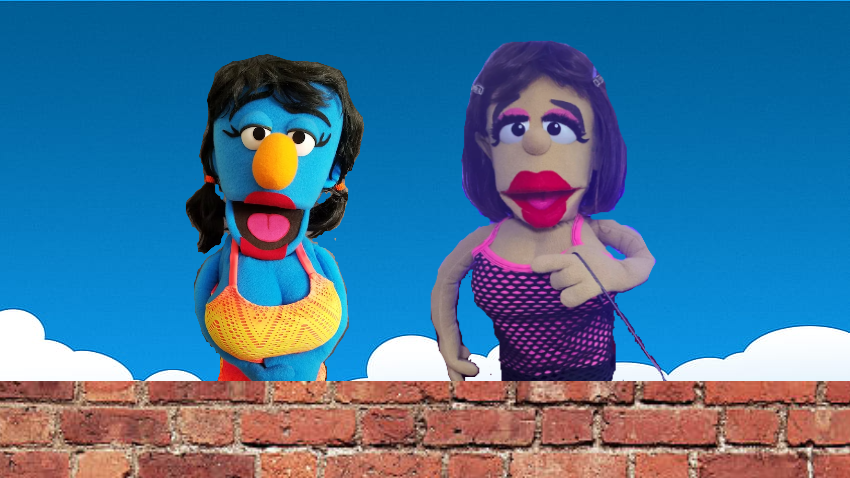 Blueina and Creamina in The Puppet Pals Show by CrazyChris622 on DeviantArt