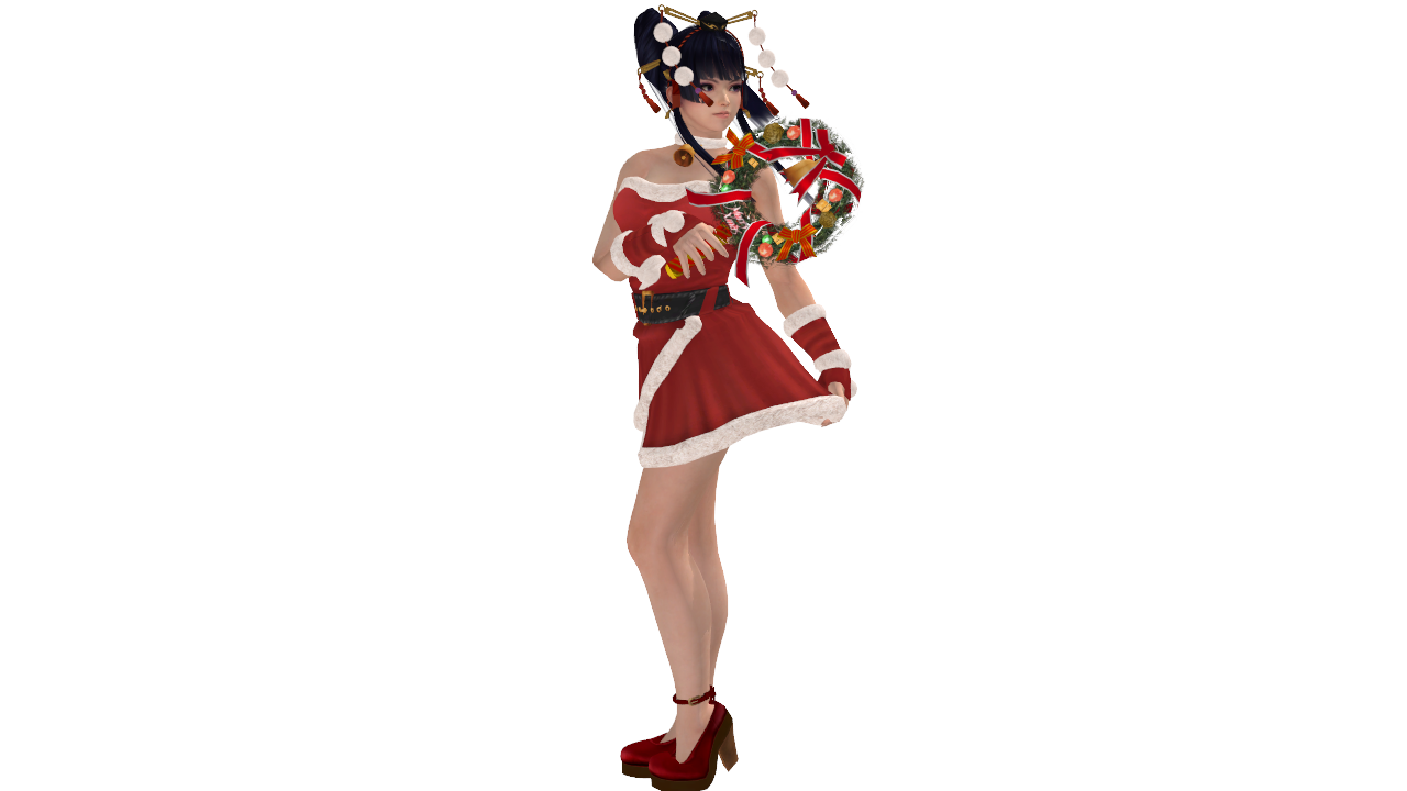 [DOA X MMD] Nyotengu Santa's Helper by Gulgasaur on DeviantArt