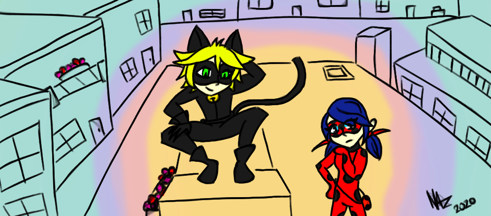 MLB Cat Noir and Ladybug [Confuzzled] by Invader-Sal on DeviantArt