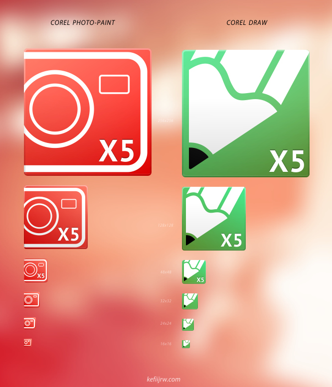 corel draw and corel photo-paint icons by borwer on DeviantArt