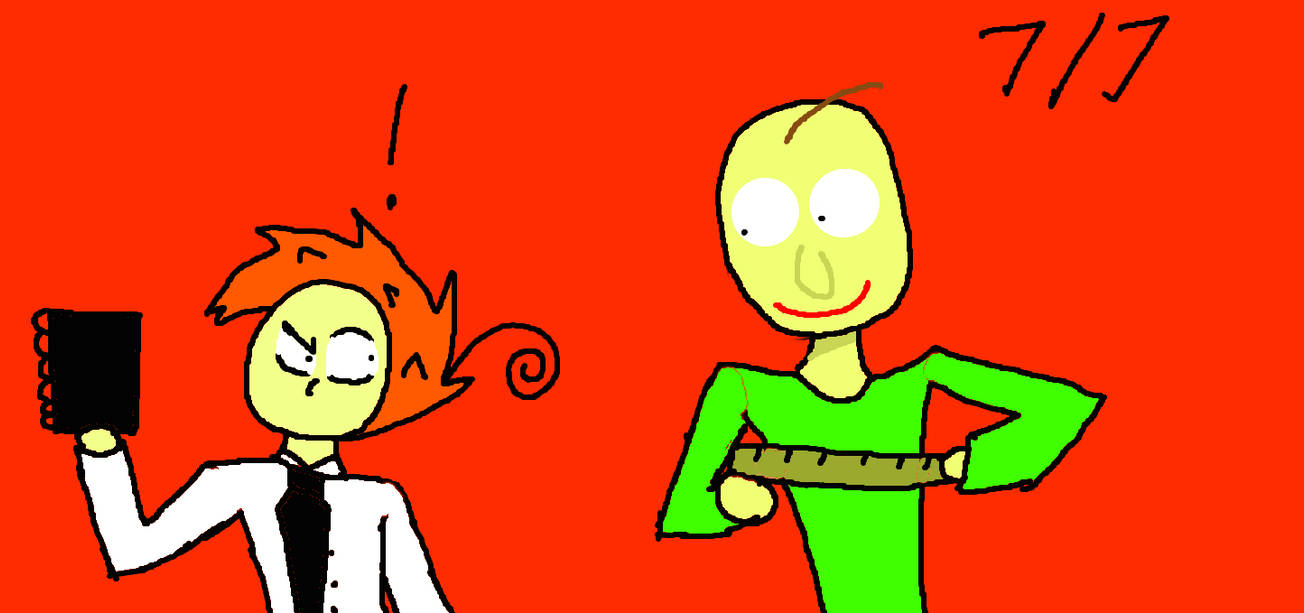 Baldi No by RedPandaGamer101 on DeviantArt