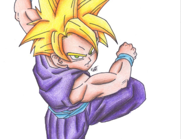 Gohan ssj by Dbzkid124 on DeviantArt