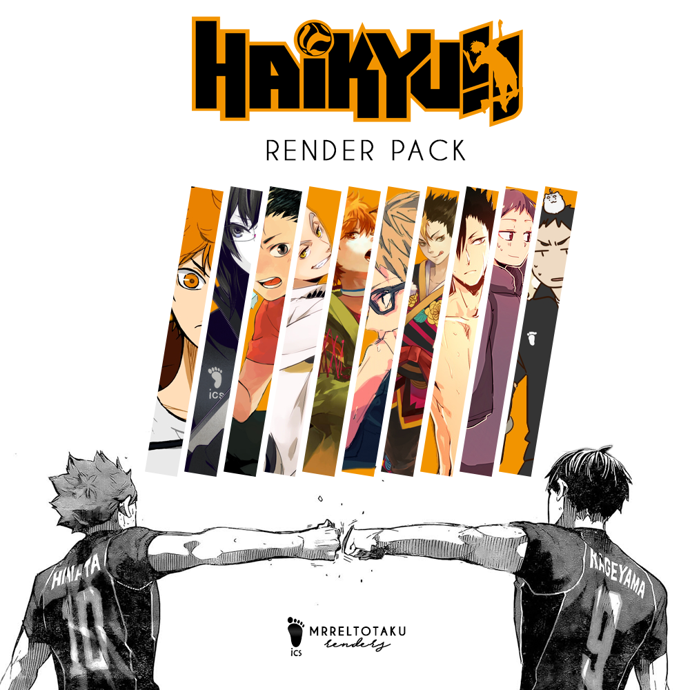 Haikyuu!! Special Render Pack by MrReltOtaku on DeviantArt