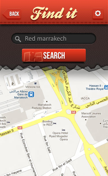 Mobile map UI experiment by rokinz on DeviantArt