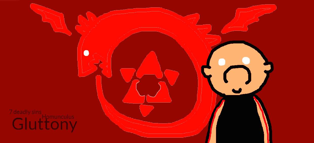 Gluttony Wallpaper by ScribblyDibblyDoo on DeviantArt
