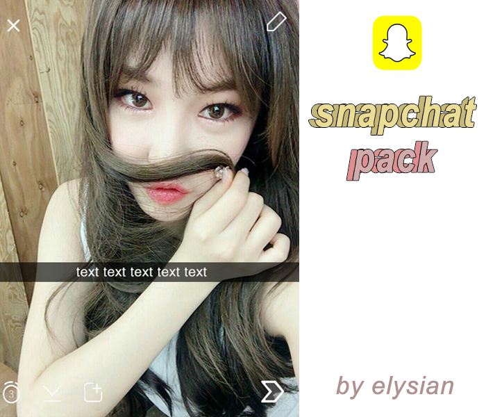 Snapchat Template By Elysian by tzxico on DeviantArt