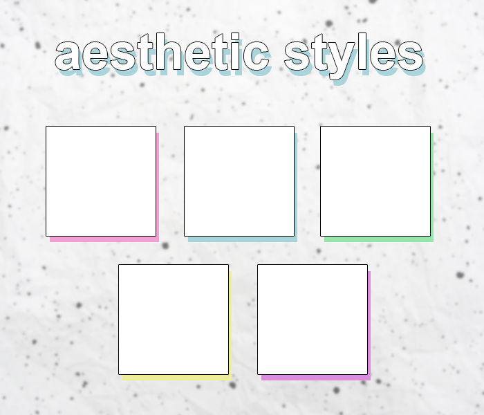 Aesthetic styles by tzxico on DeviantArt
