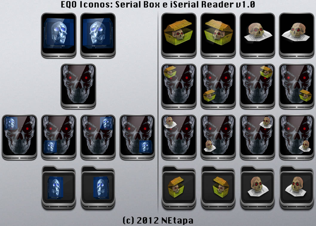 Iconos EQO: Serial Box by NEtapa on DeviantArt