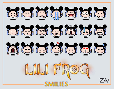 Lili Frog Smilies by monkeyzav on DeviantArt