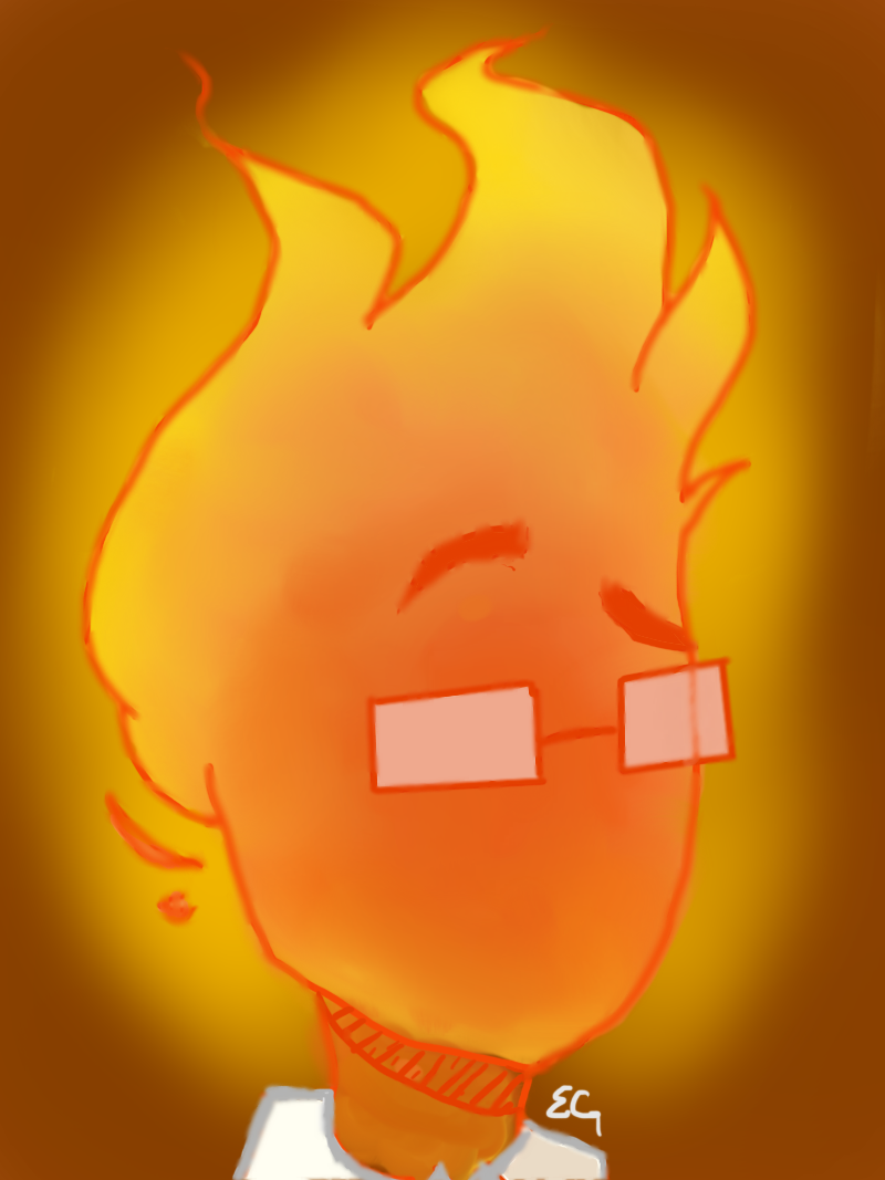 Grillby (Undertale) by ItsEmmaGrace on DeviantArt